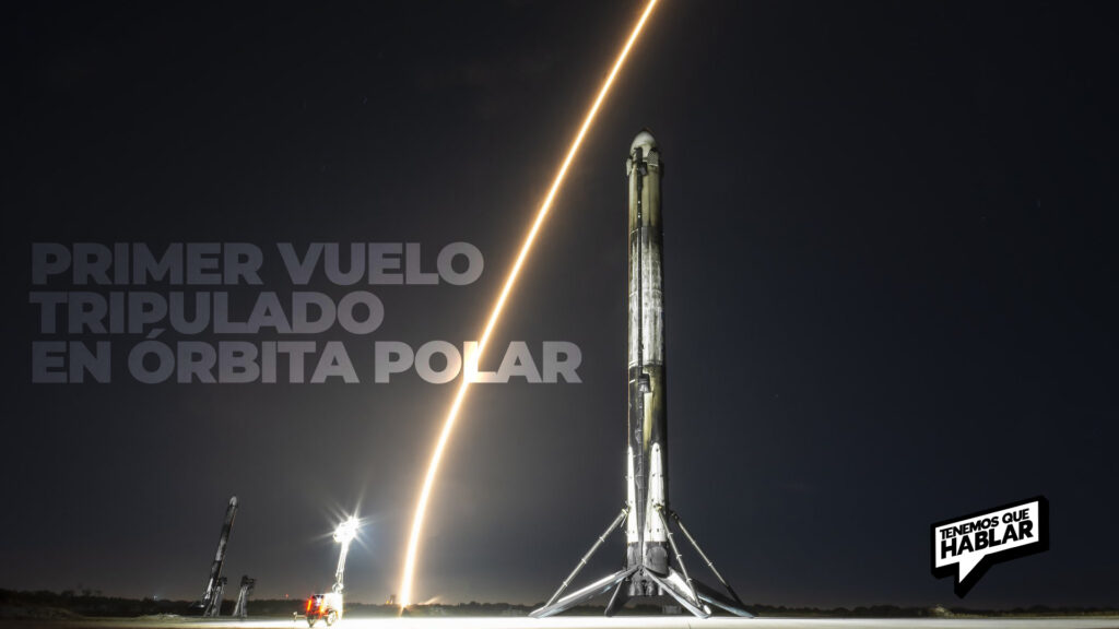 SpaceX marca un hito histórico: Primer vuelo tripulado en órbita polar que abarca ambos polos ...